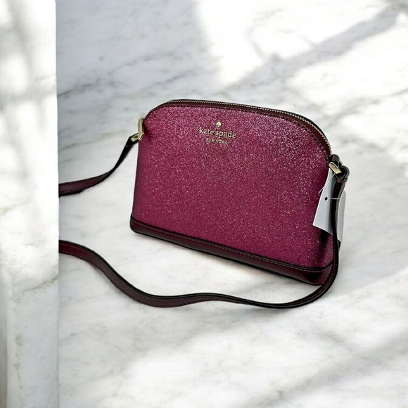 kate spade | Bags | New Kate Spade Glitter Small Dome Crossbody Bag ...